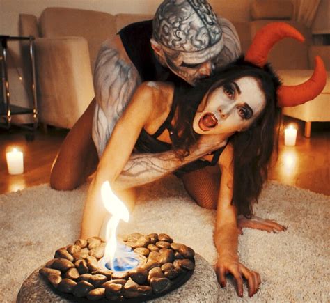 Lustful Devil Passionately Fucks Gets Halloween Facial Amateur Porn