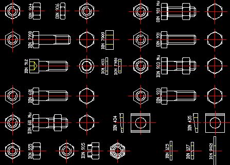 Nut And Bolt Autocad Block Distributionpolars Diary