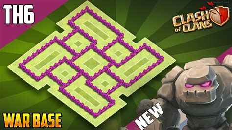 New Base Town Hall 6 TH6 TROPHY WAR Base 2018 COC BEST Th6 Trophy