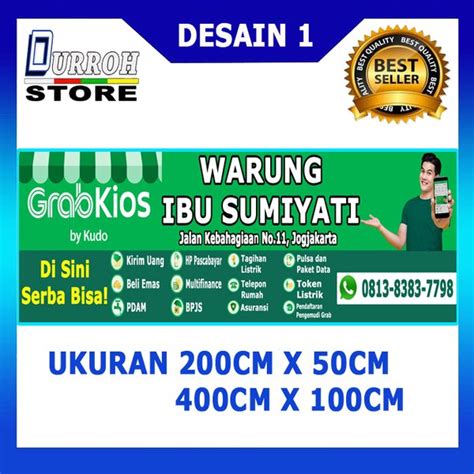Detail Spanduk Kios Koleksi Nomer