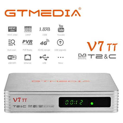 Gtmedia V7tt DVB T2 Decoder TV Receiver 1080P Full HD Set Top Box Set