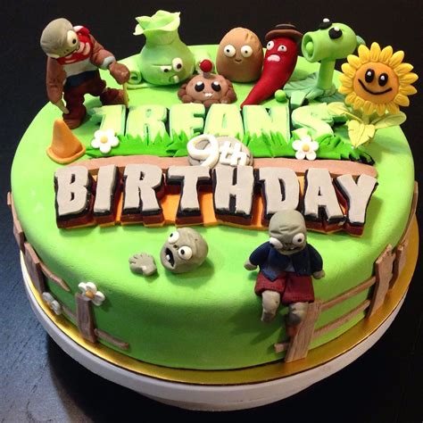 Plants Vs Zombies Cake Zombie Cake Plants Vs Zombies Cake Zombie