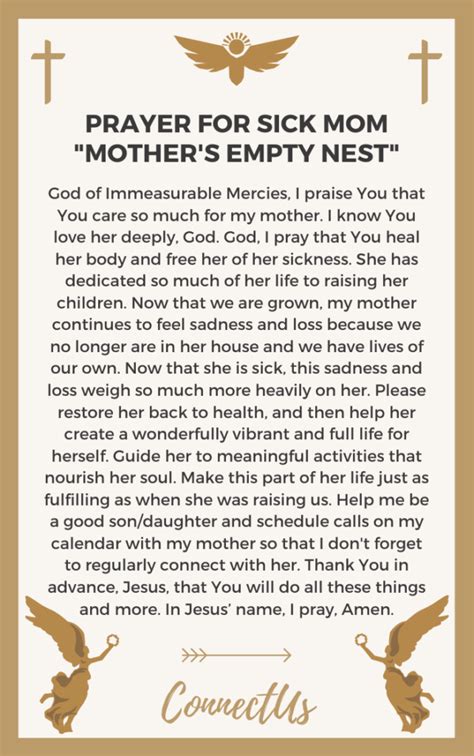 Powerful Prayers For Sick Mom Connectus