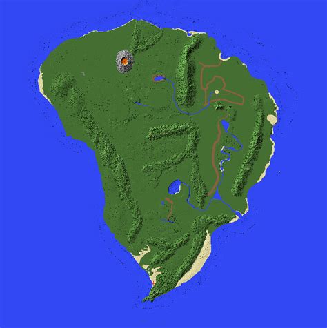 Camp Cretaceous Isla Nublar Map