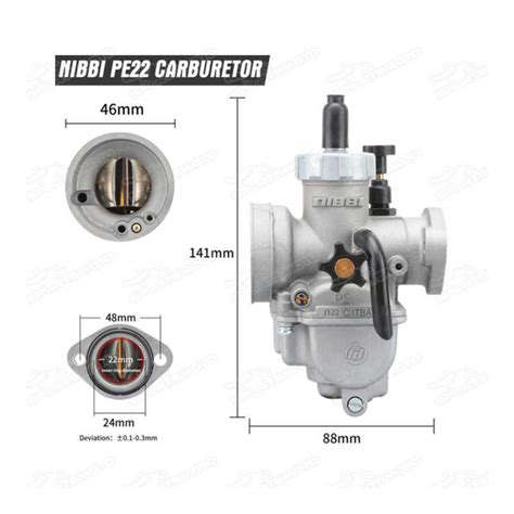 Carburateur Nibbi Pe Fl Sp Starter Manuel Zubikes