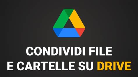 Come Condividere File E Cartelle Su Google Drive Come Creare File