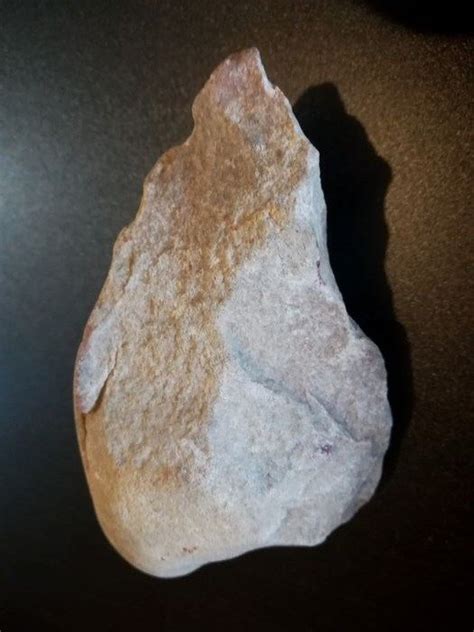 Paleolítico Cuarcita Hermoso proto bifaz achelense Barnebys