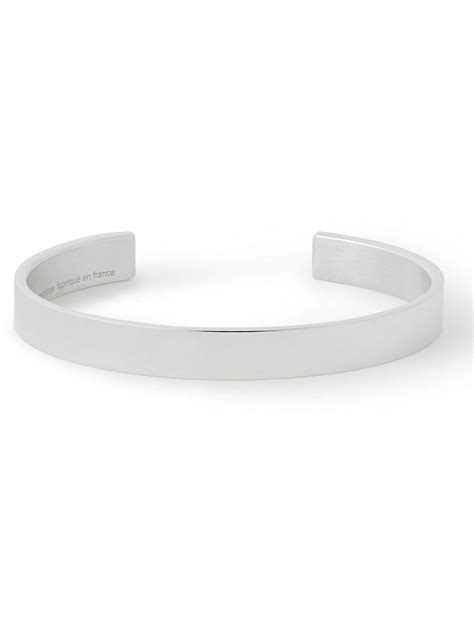 Le Gramme Le 21 Polished Sterling Silver Cuff Silver Le Gramme