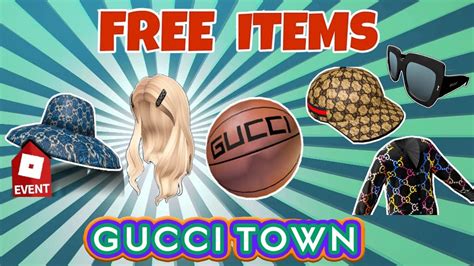 HOW TO GET ALL ITEMS IN GUCCI TOWN EVENT FOR FREE ROBLOX GUCCI TOWN