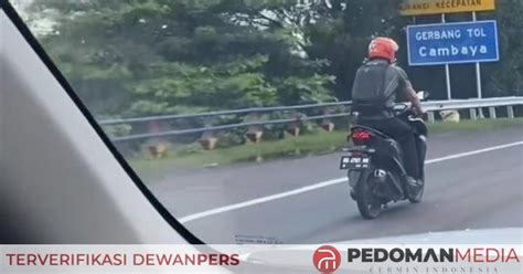 Nyasar Saat Gunakan Google Maps Bule Di Makassar Masuk Tol Pakai Motor