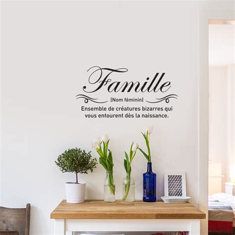 D Coration Murale Famille Des Stickers Famille Pour D Corer Vos Murs