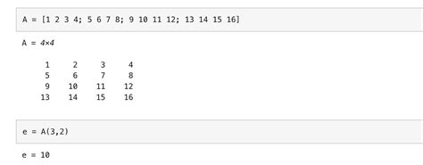 matlab basics— how to access array elements based on their position index in the array