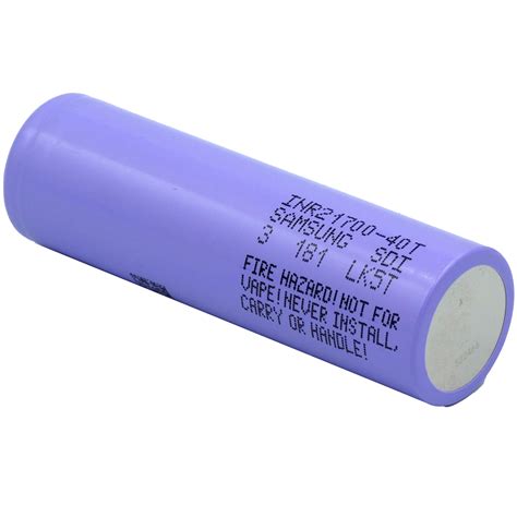 Samsung INR21700 40T 4000mAh 35A Li Ionen Akku 3 6V 3 7V Ohne