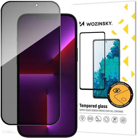 Wozinsky Szkło Prywatyzujące Privacy Glass Z Filtrem Anti Spy Do Iphone