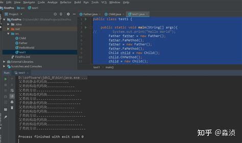 java中子类父类静态，构造方法的运行原理 知乎