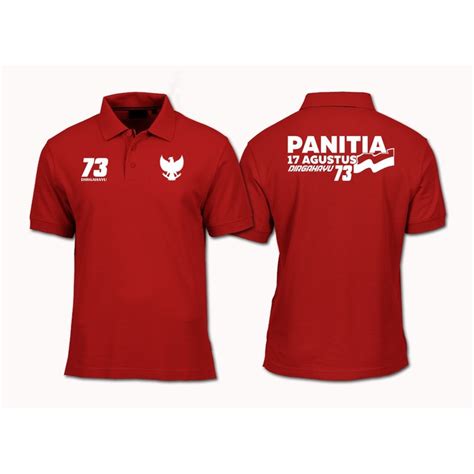 Jual Promo Kaos Polo Shirt Panitia 17 Agustus Shopee Indonesia