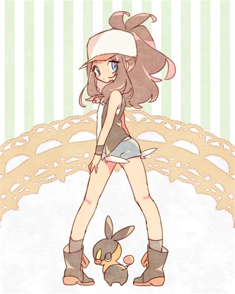 Hilda And Tepig Pokemon And 1 More Drawn By Mgomurainu Danbooru
