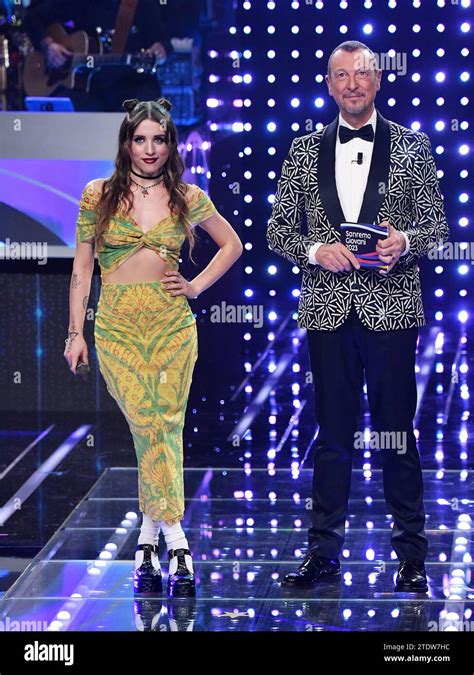 Sanremo Sanremo 19th Dec 2023 Sanremo Sanremo Giovani 2023 The