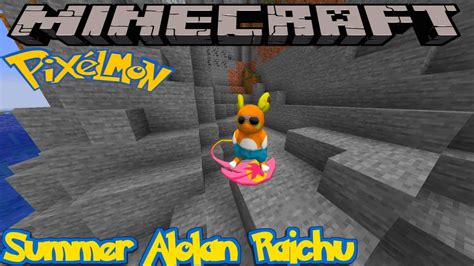 How To Find Summer Alolan Raichu In Pixelmon Reforged Minecraft Guide