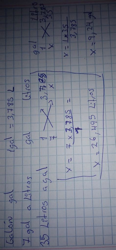 Convertir Galones A Litros Brainly Lat
