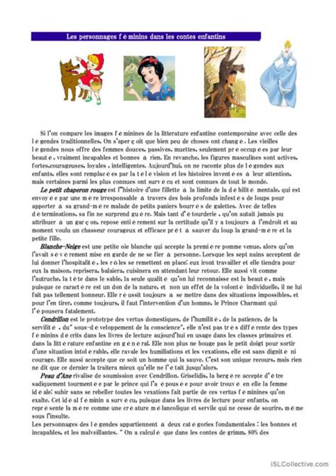 42 Personnages Français FLE fiches pedagogiques pdf doc
