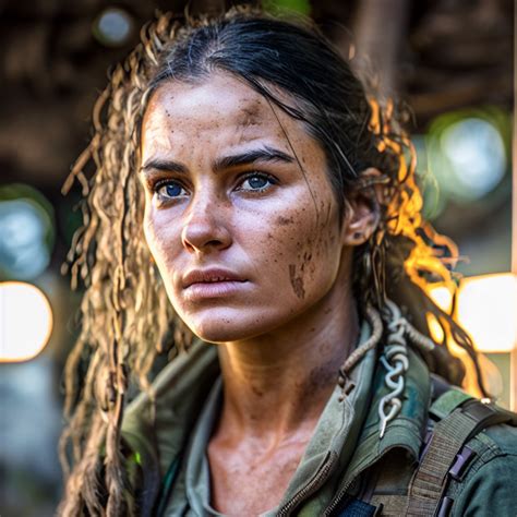 Ezkite Rough Looking Survivalist Young Girl