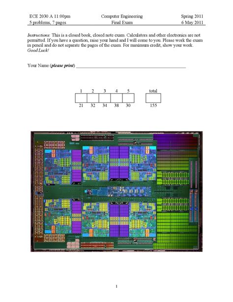 block input computer engineering exam docsity