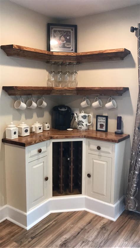 Corner Bar Wine Rack Tea Coffee Barfurnitureideashouses Bars For