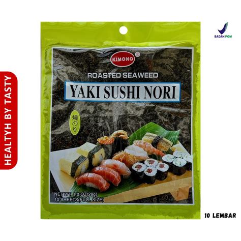 Jual Kimono Yaki Sushi Nori Roasted Seaweed Rumput Laut Panggang 10