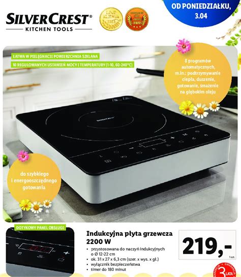 P Yta Grzewcza Indukcyjna W Silvercrest Cena Promocje Opinie