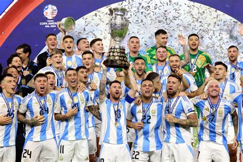 Argentina Bicampeona de la Copa América Festejos
