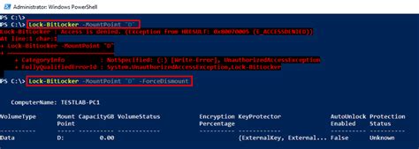 unlock suspend resume and disable bitlocker with powershell 4sysops