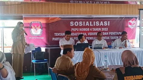 Wali Kota Parepare Siap Dukung KPU Sukseskan Pendaftaran Verifikasi