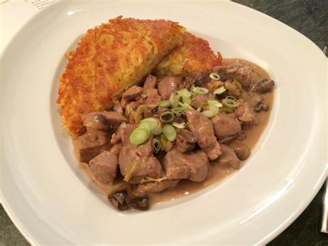 Zürcher Geschnetzeltes mit Rösti Lafer und Schweinefilet Rezepte