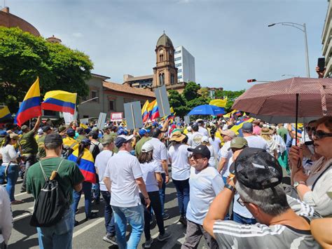 Marcha Contra Petro Hoy En Colombia En Vivo Recorrido Puntos De