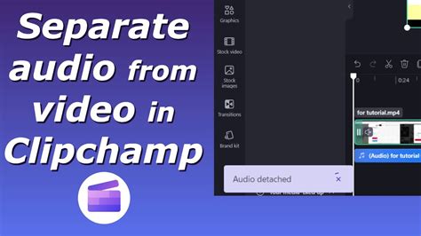 Separate Audio From Video In Clipchamp Video Editor Detach Audio From
