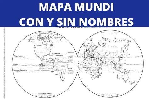 Mapamundi Poltico Mapas Para Descargar E Imprimir