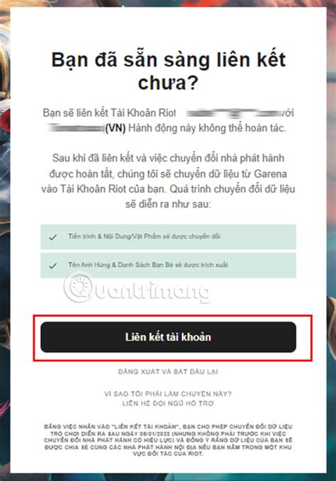 Cách đổi tài khoản LMHT của Garena sang Riot Games TRUNG TÂM NGOẠI