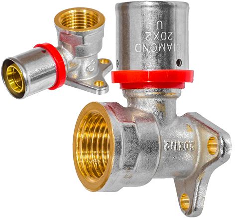 KOLANO NAŚCIENNE ZAPRASOWYWANE PEX ALUPEX 20x1 2 GW MOCNY MOSIĄDZ