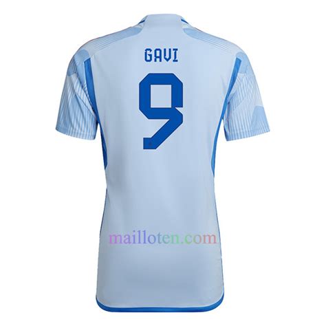 Buy 9 Gavi Spain Away Jersey 2022 Mailloten