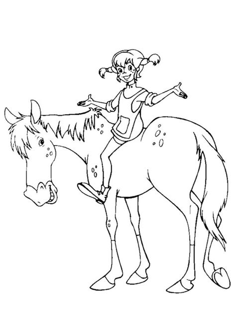 kifestő Pippi a lovon ül Vidamkifesto hu