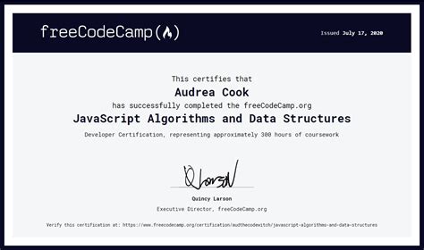 Course Review Freecodecamps Javascript Algorithms And Data Structures The Code Witch