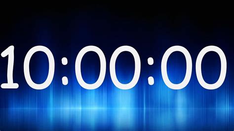 10 Hours Timer Countdown From 10h YouTube