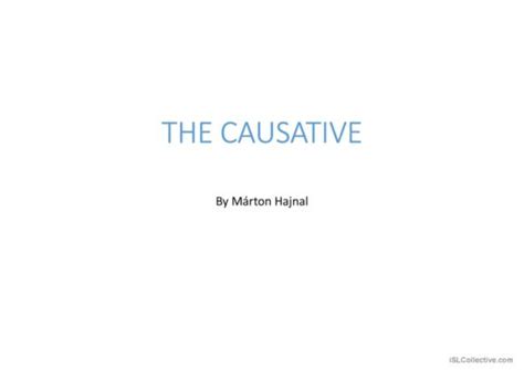 7 Causative Grammar Guide Grammar Practice English ES