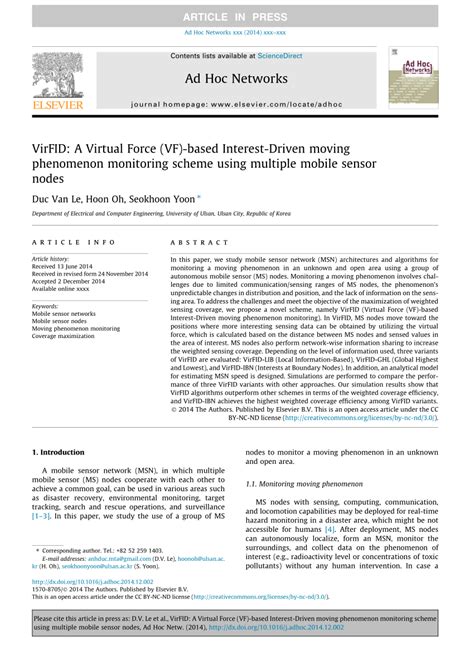 pdf virfid a virtual force vf based interest driven moving phenomenon monitoring scheme