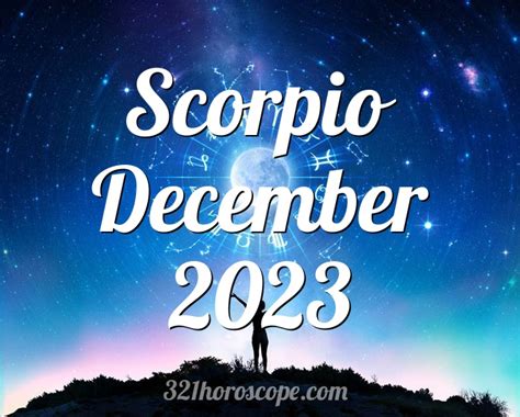 Horoscope Scorpio December Tarot Monthly Horoscope