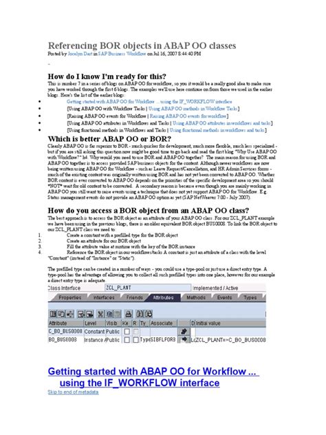 PDF Abap Oops Workflow DOKUMEN TIPS