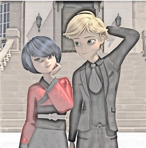 Adrien Agreste And Kagami Tsurugi Adrigami Fan Art 43091083 Fanpop