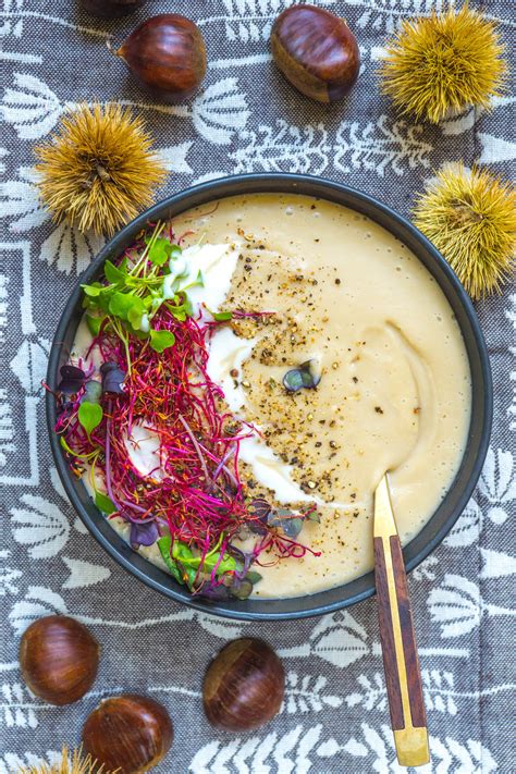 Marroni Suppe Super Cremig Vegan Mrs Flury Gesunde Rezepte