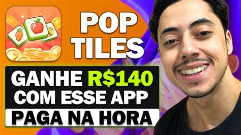 Pop Tiles App Que Paga R No Pix S Pra Jogar Pagou Uma Quantia No